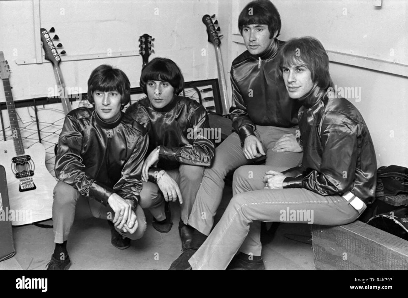 THE TROGGS UK pop group in April 1967 from left: Ronnie Bond, Pete ...