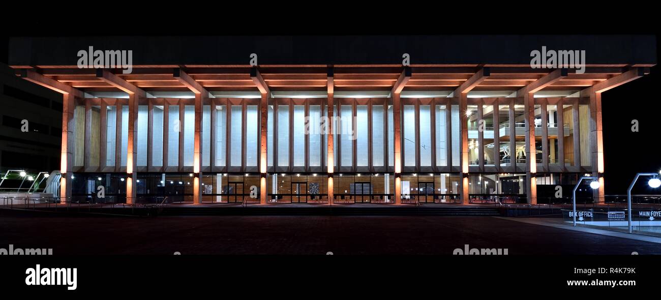Perth Concert Hall at night Stock Photo - Alamy