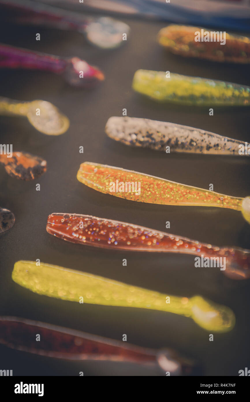 Jelly fishing lures Stock Photo - Alamy