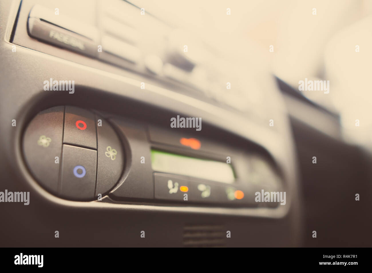 Car air conditioning panel Stock Photo - Alamy