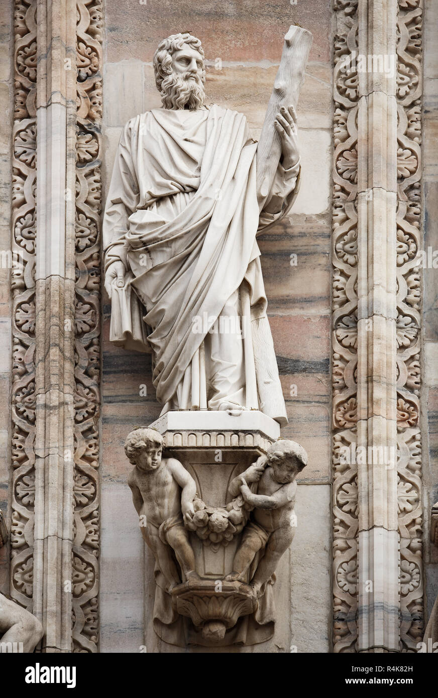 Cathedral church of Milan.Beautiful Italian temple dedicated to St Mary ...