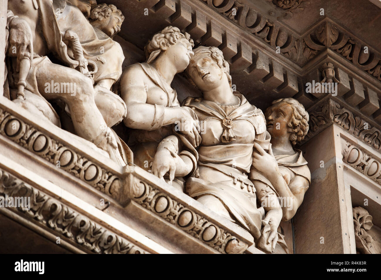 Cathedral church of Milan.Beautiful Italian temple dedicated to St Mary ...