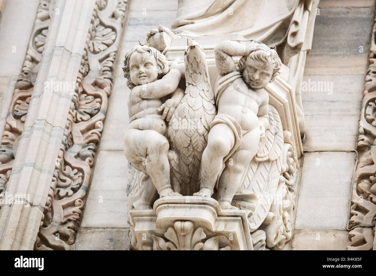 Cathedral church of Milan.Beautiful Italian temple dedicated to St Mary ...