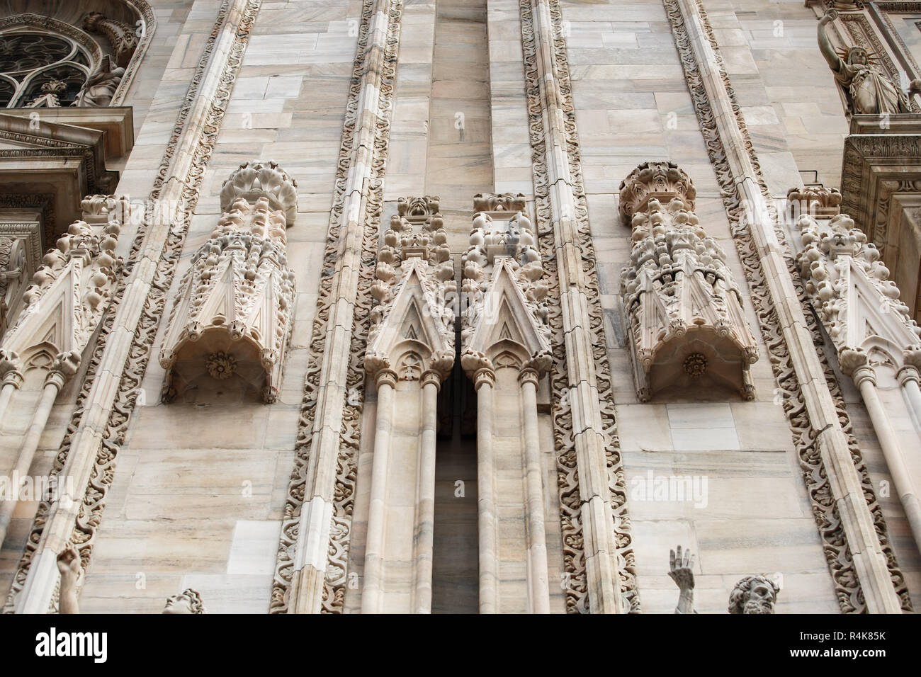 Cathedral church of Milan.Beautiful Italian temple dedicated to St Mary ...