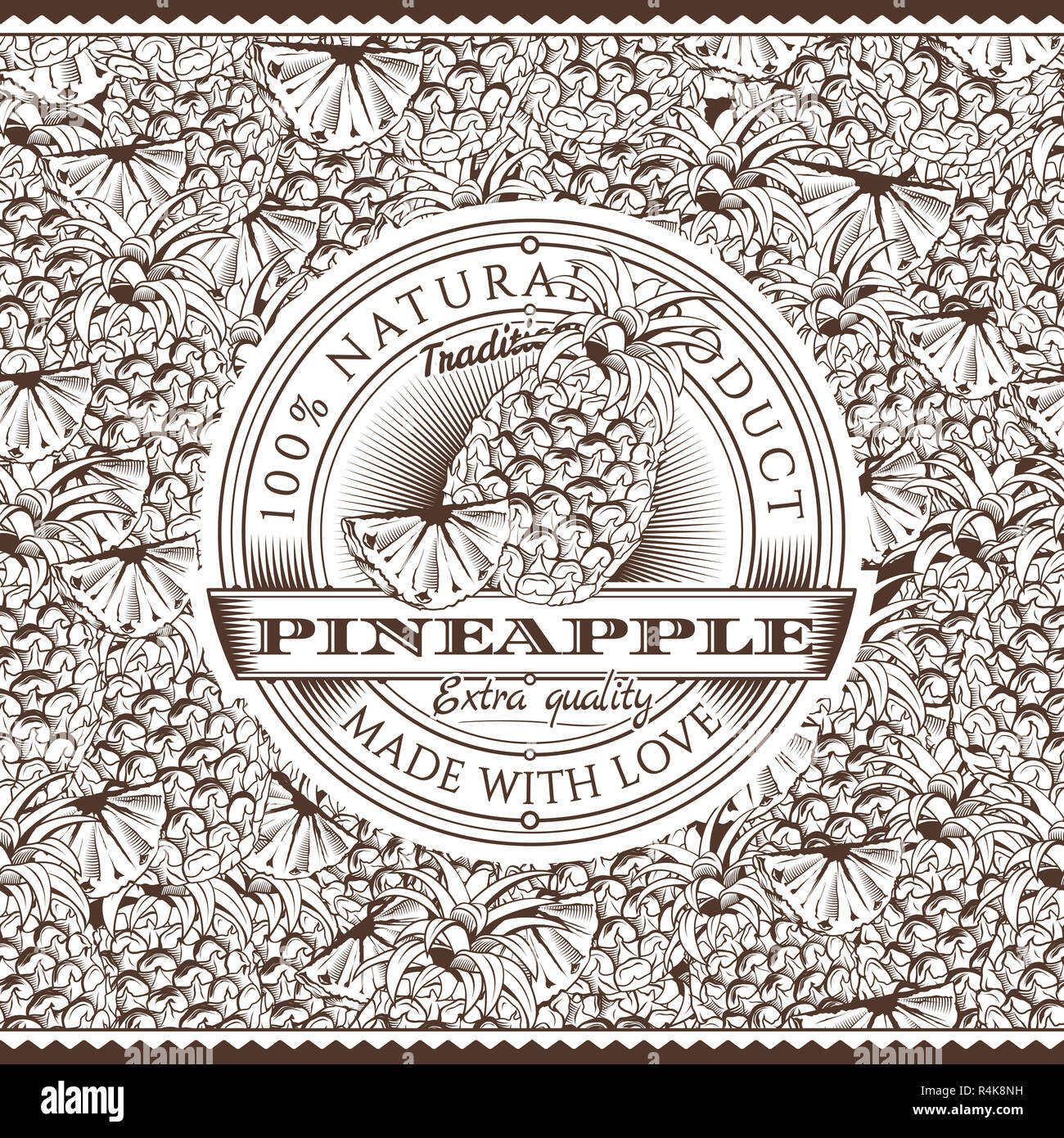 Food label pineapple hi-res stock photography and images - Alamy
