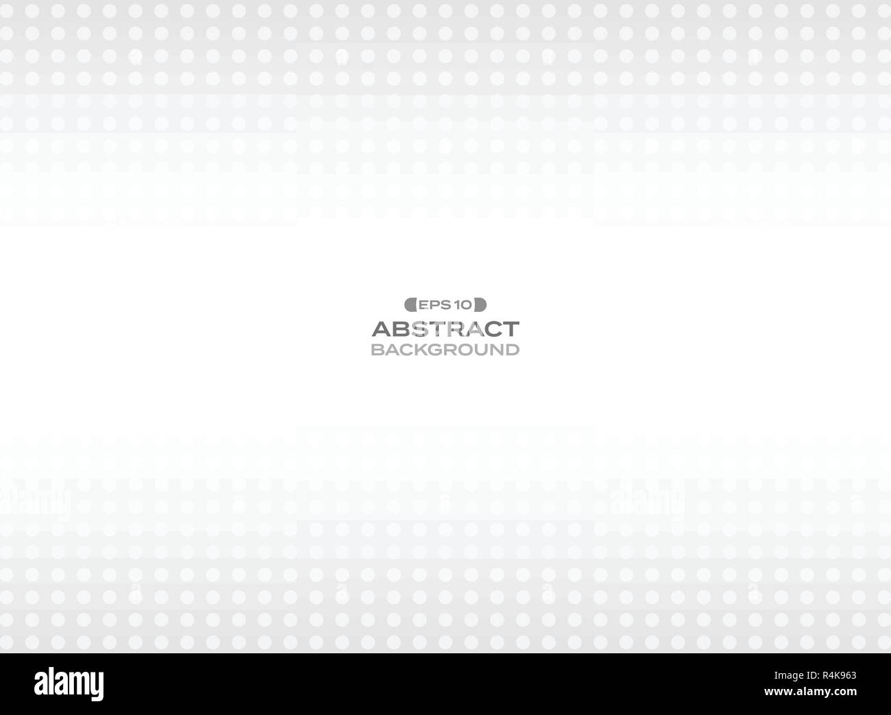 Abstract of futuristic gradient gray circle dot pattern background ...