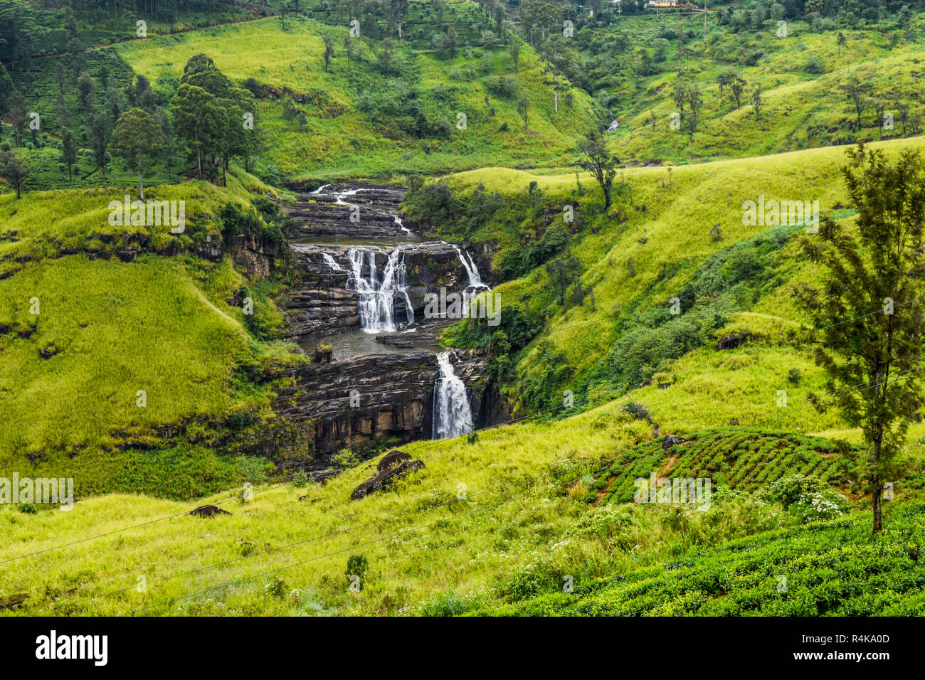 St. Claire Waterfall, Nuwara Eliya, Sri Lanka Stock Photo - Alamy