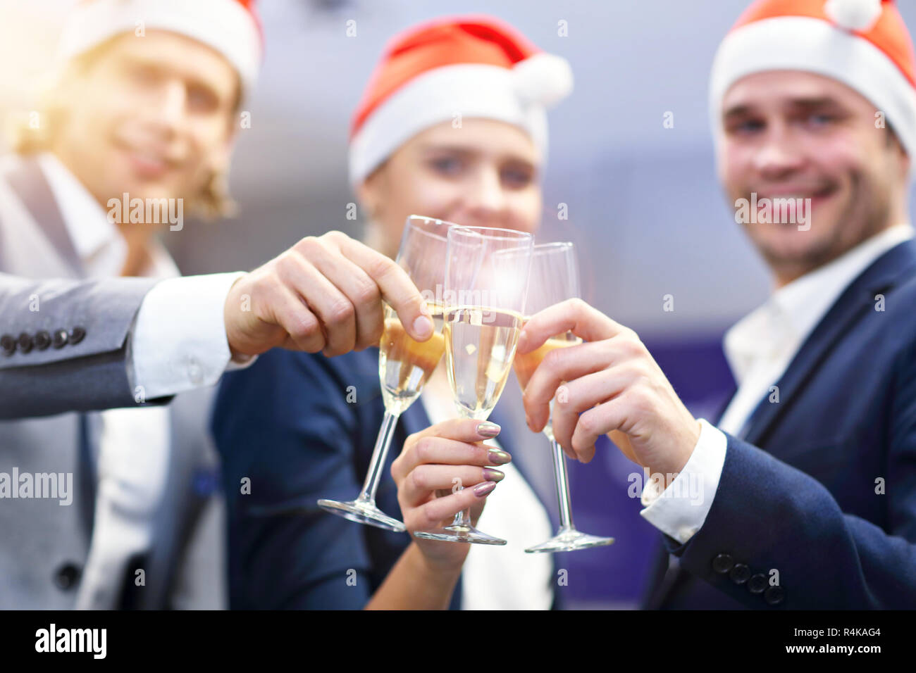 Group of business people celebrating success Stock Photo - Alamy