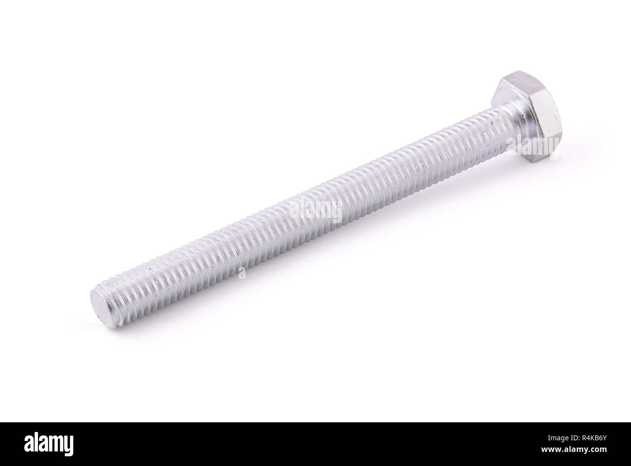 New and clean bolt isolated on white background Stock Photo - Alamy