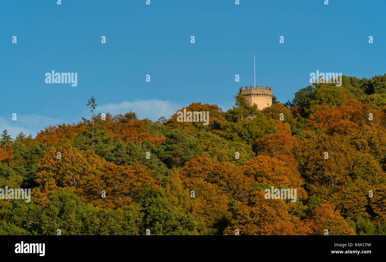 Grant Park Forres, Moray, Scotland in Autumn Colours Stock Photo - Alamy