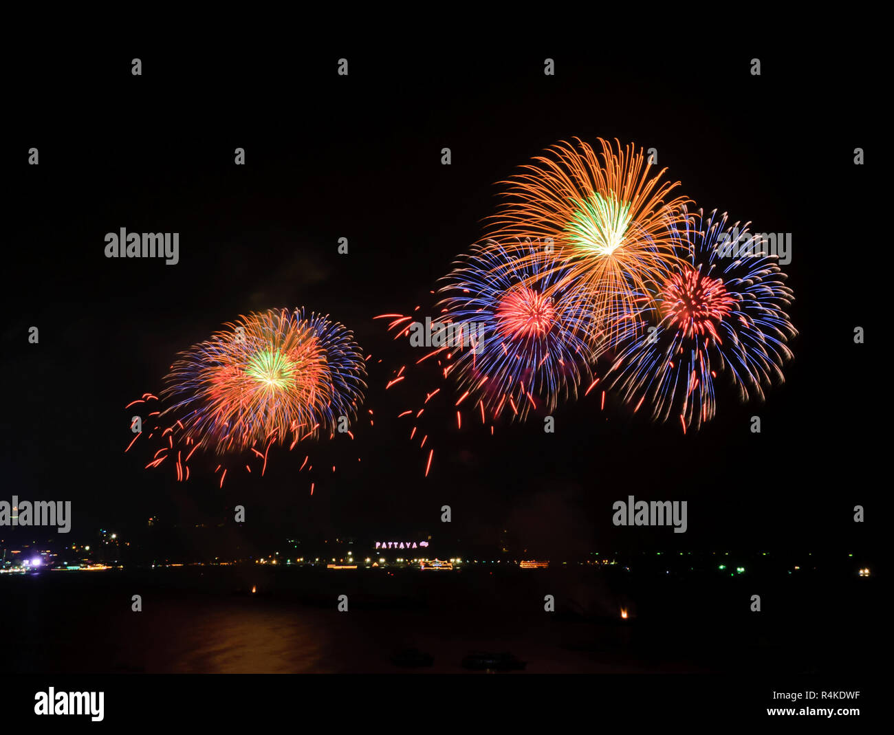 Pattaya firework hi-res stock photography and images - Alamy