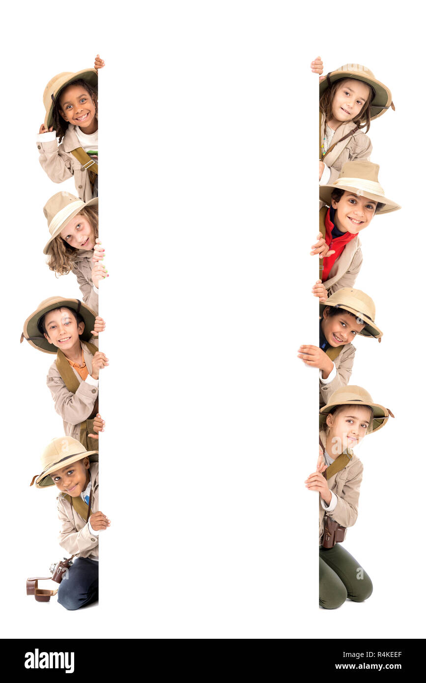 Kids ready for adventure Stock Photo - Alamy