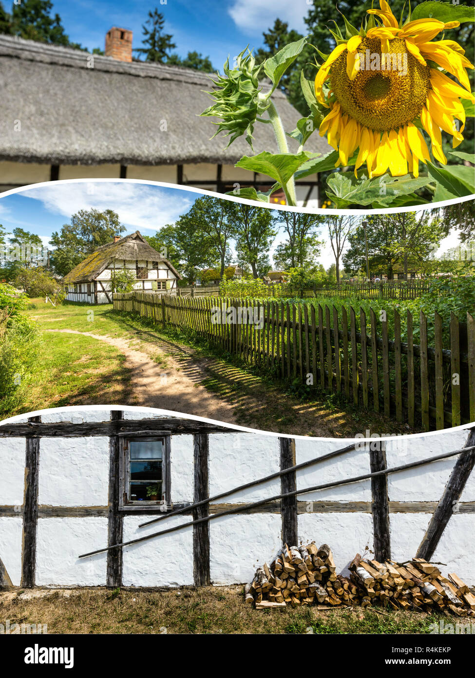 Collage of Traditional polish village (Poland) images - travel ...