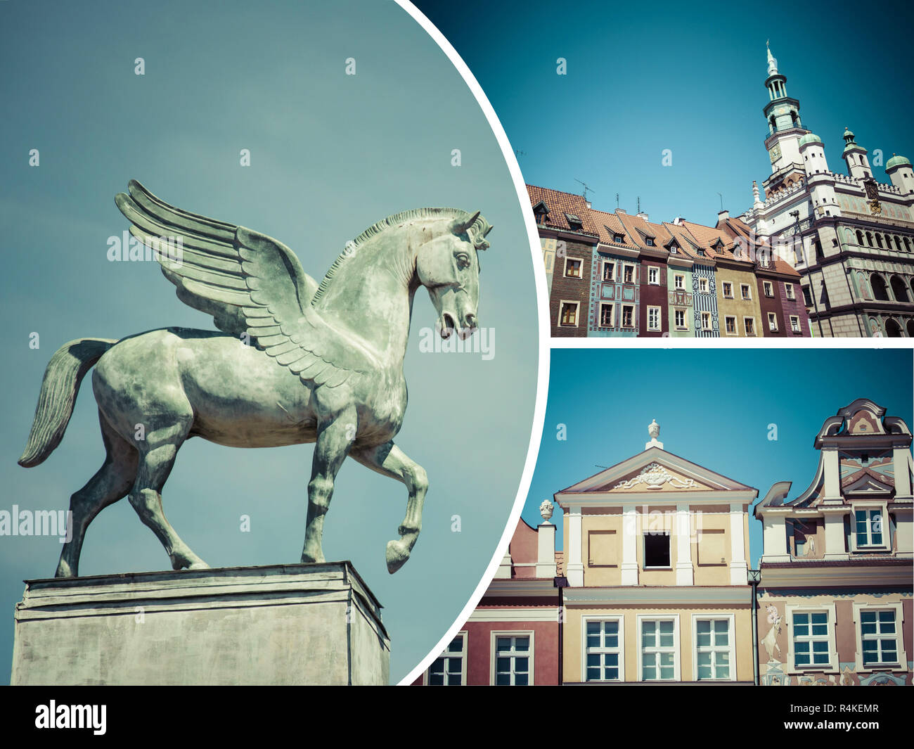 Collage of Poznan ( Poland ) images - travel background (my photos ...