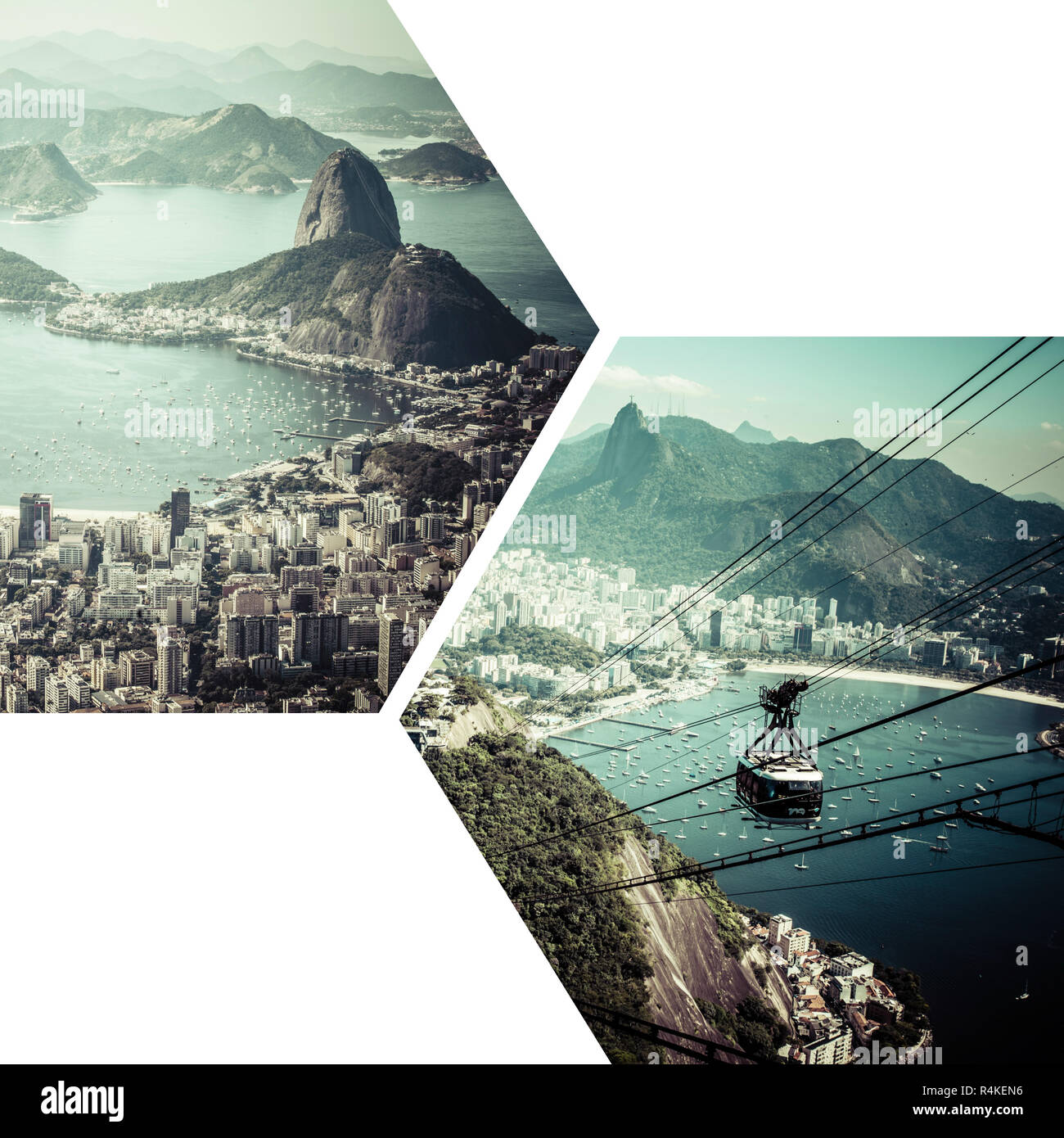 Collage of Rio de Janeiro (Brazil) images - travel background (my ...