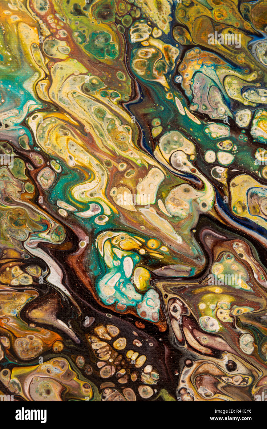 Abstract creative painted background with acrylic paints Stock Photo ...