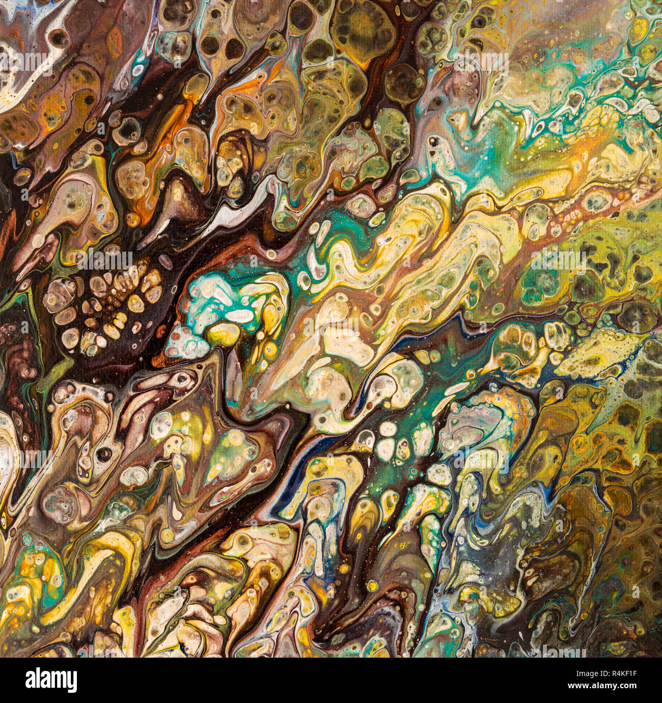 Abstract creative painted background with acrylic paints Stock Photo ...