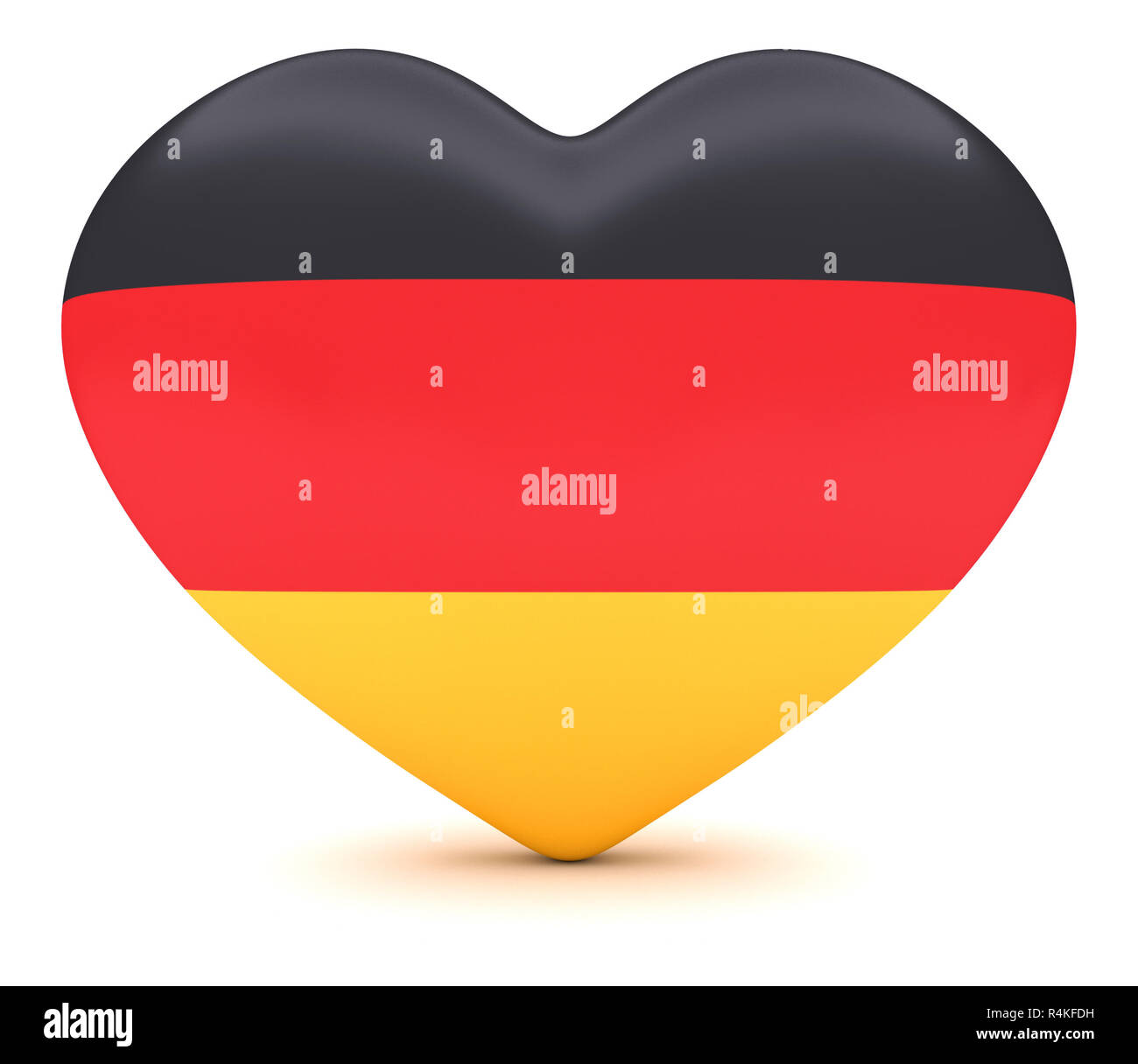 German flag heart hi-res stock photography and images - Alamy