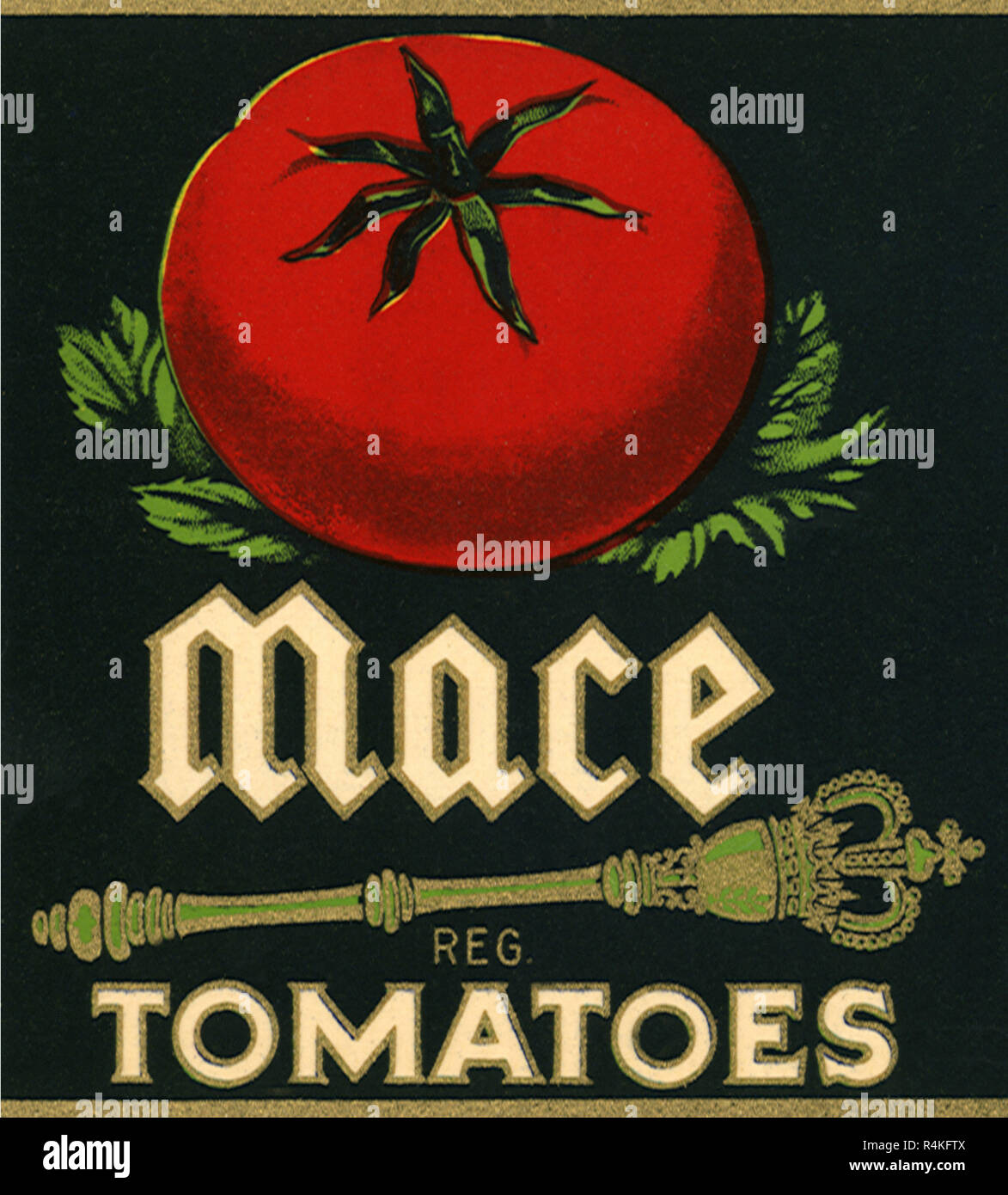 Fruit label vintage hi-res stock photography and images - Alamy