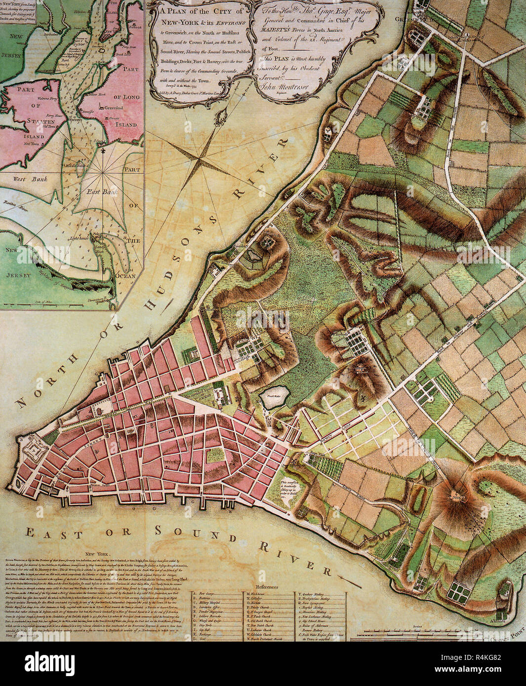 Old american maps hi-res stock photography and images - Alamy