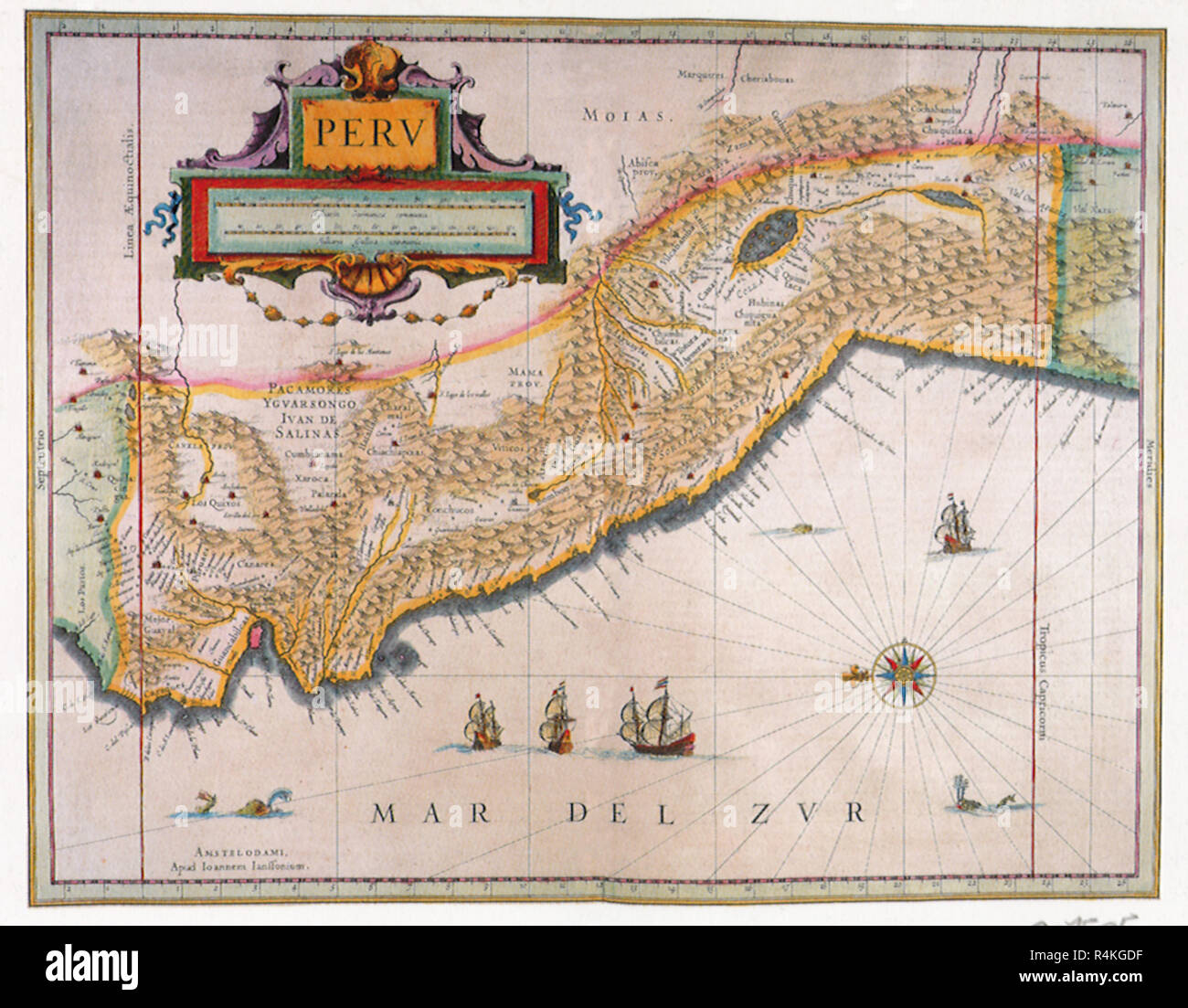 Old peru map hi-res stock photography and images - Alamy