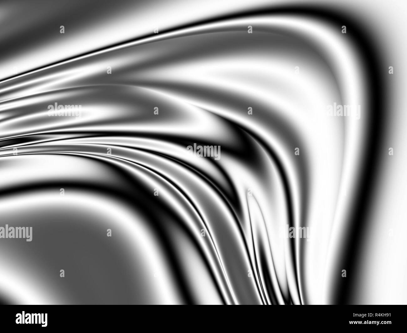 Liquid metal background art monochrome pattern Stock Photo - Alamy