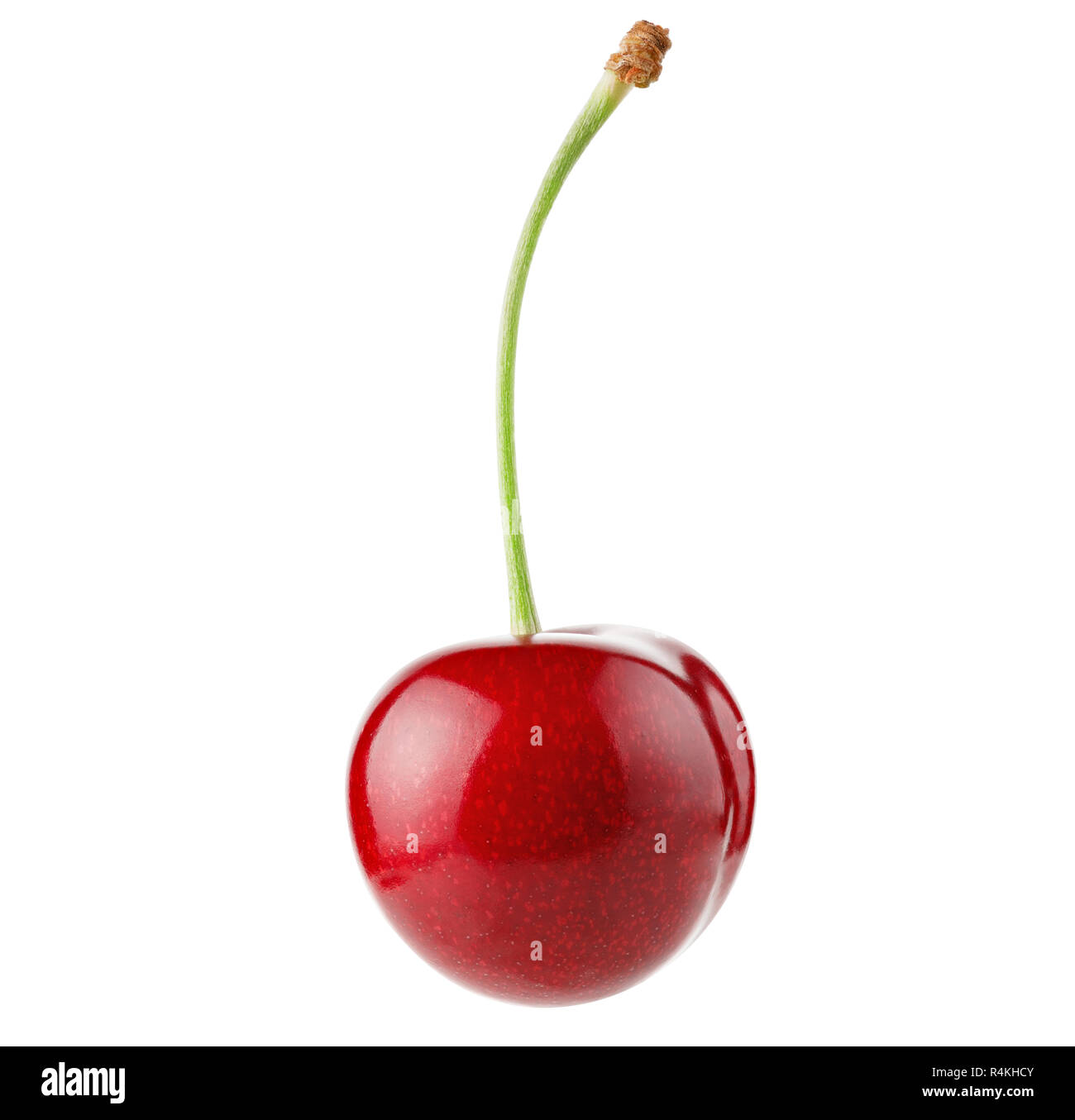 Cherry isolated on white background with clipping path Stock Photo - Alamy