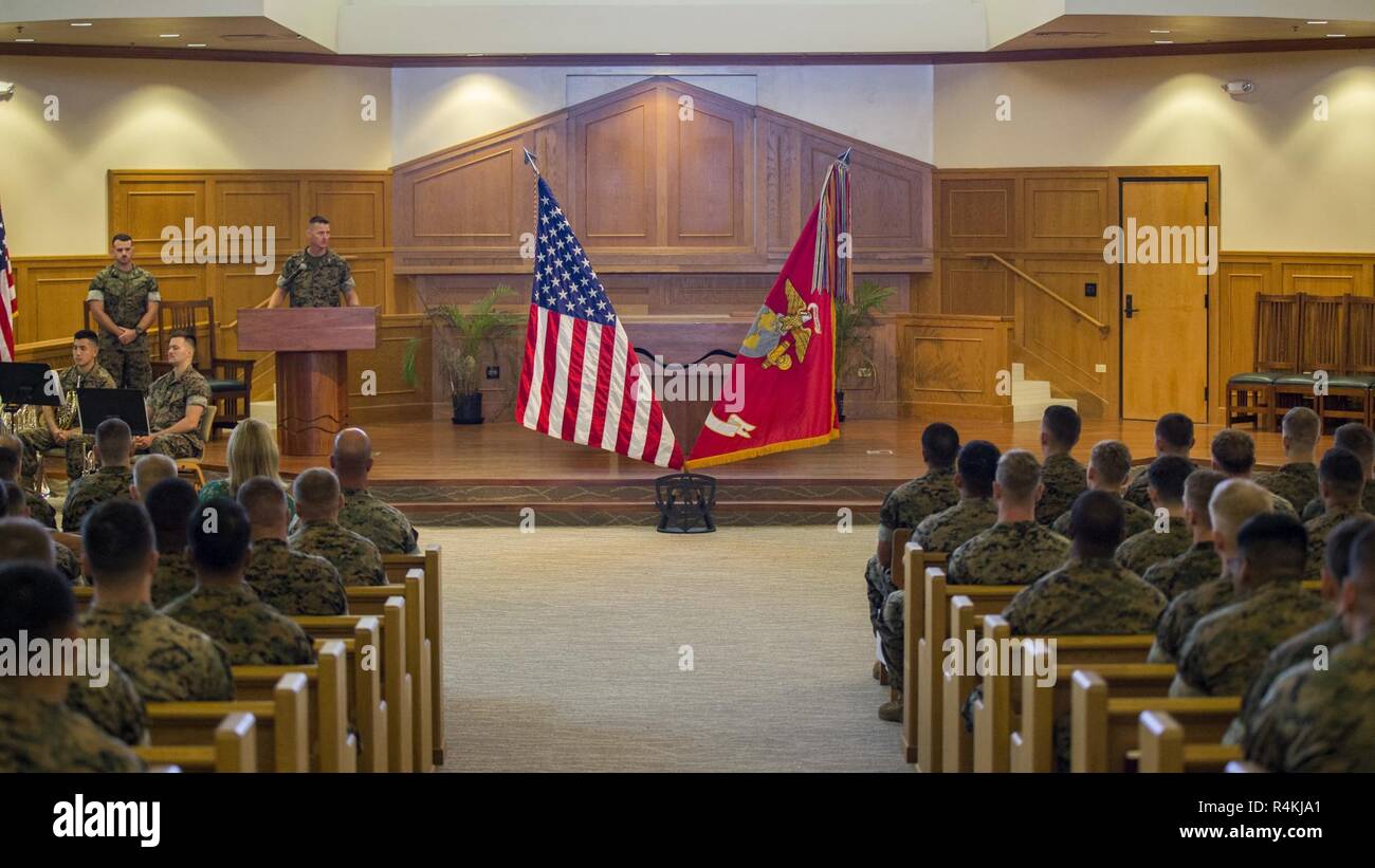 U.S. Marine Corps Col. Michael Styskal, commanding officer, 3rd Marine ...