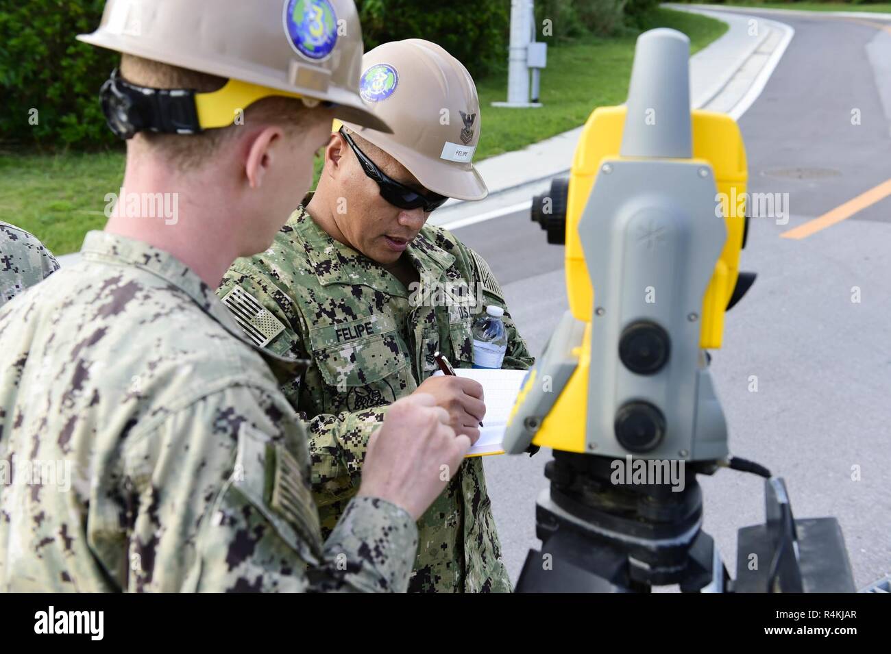 OKINAWA, Japan (Nov. 1, 2018) Engineering Aide 1st Class Randyeusebio ...