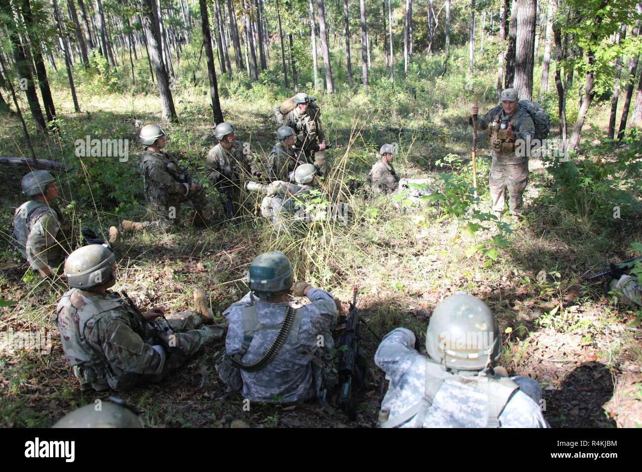 U.S. Army Sgt. Lewis Sanborn, assigned to Alpha Company, Warrior ...
