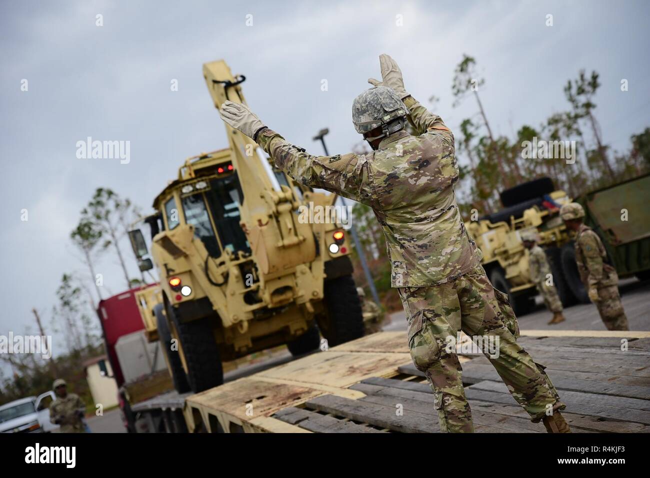 Members of the U.S. Army, 46th “Steel Spike” Engineer Battalion out of ...