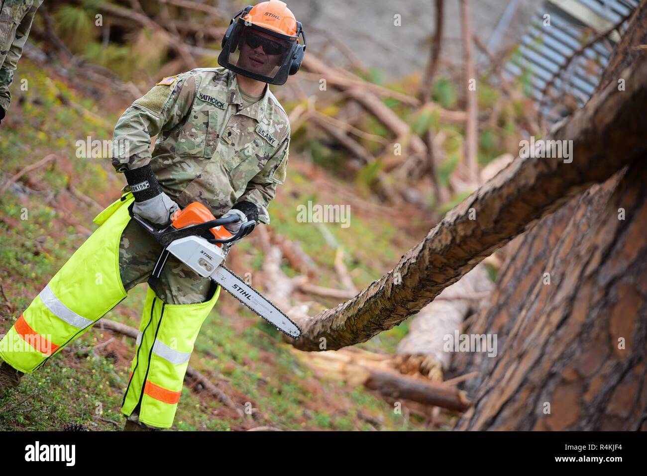 Members of the U.S. Army, 46th “Steel Spike” Engineer Battalion out of ...