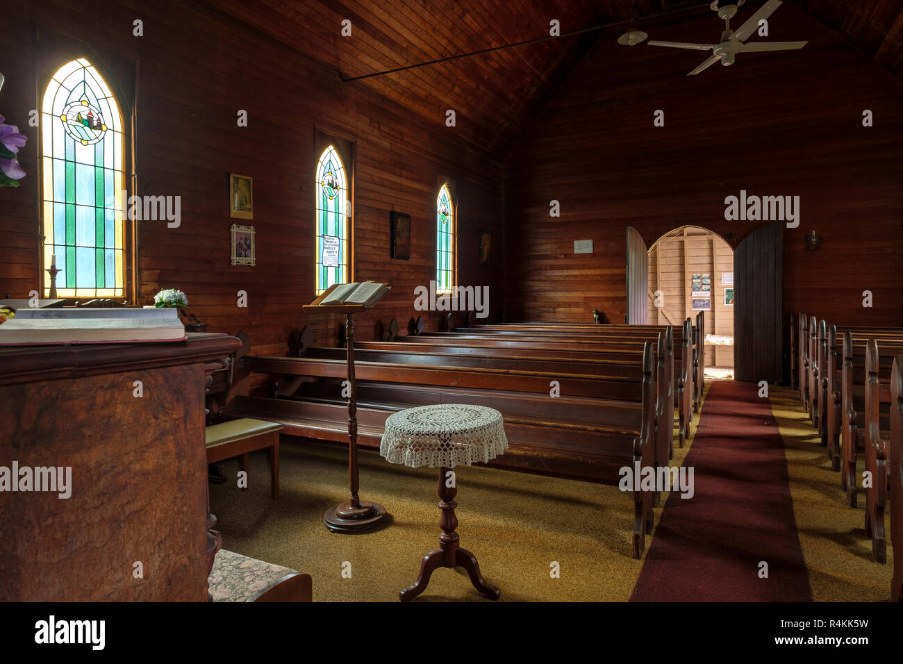 At Highfields Pioneer Village Stock Photo - Alamy