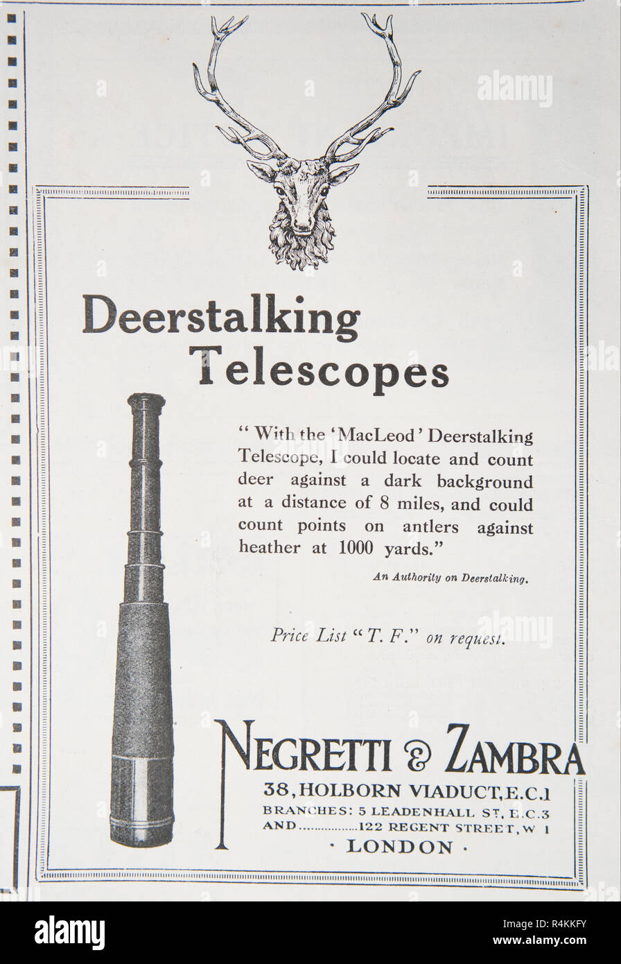 Deer stalking telescope hi-res stock photography and images - Alamy