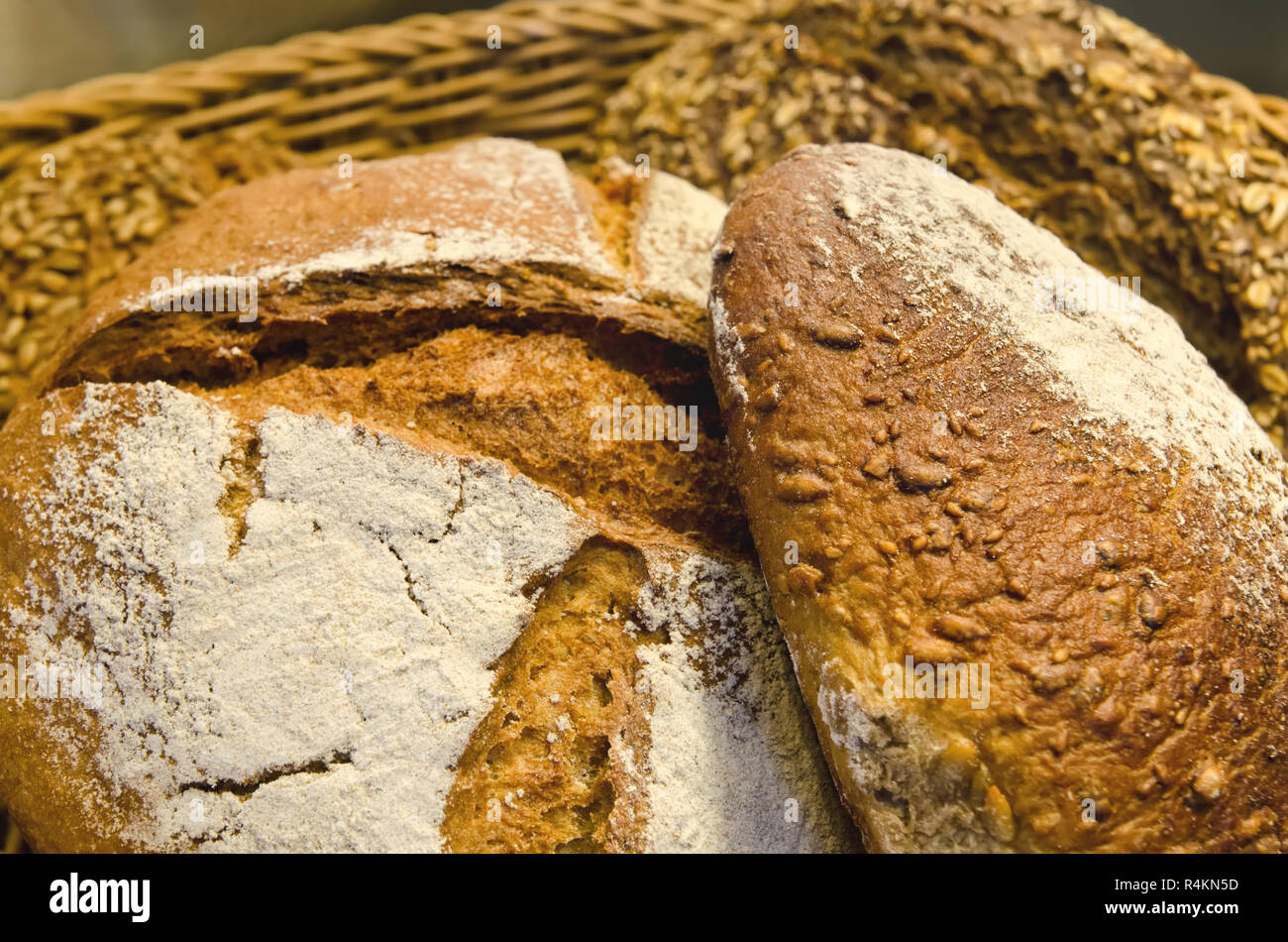 Bread rolls food market hi-res stock photography and images - Alamy