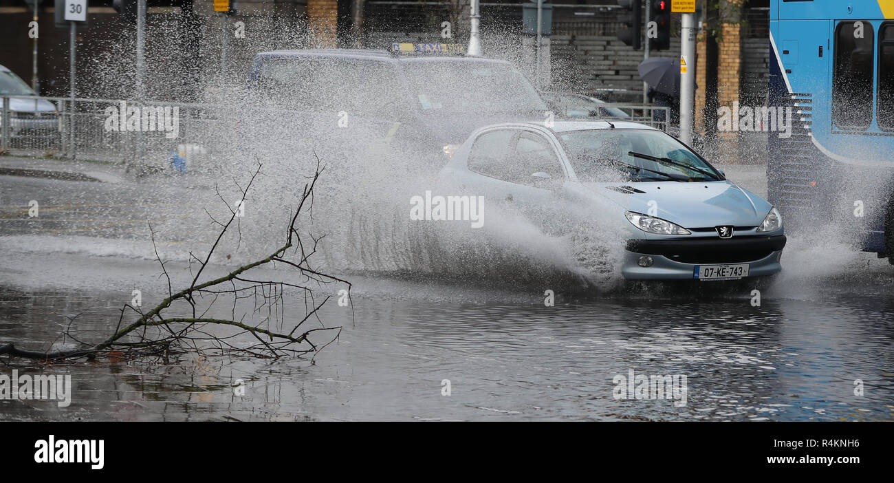 Tail end storm diana crosses east coast ireland hi-res stock ...