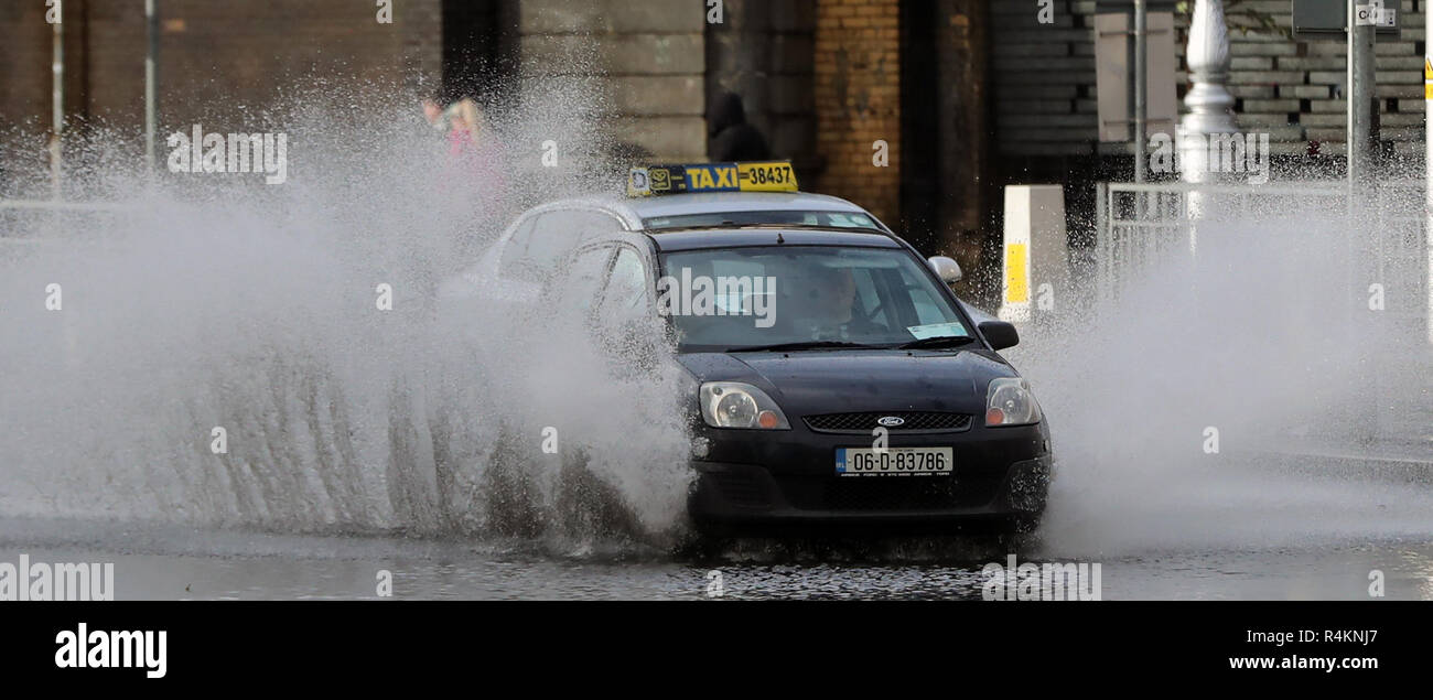 Tail end storm diana crosses east coast ireland hi-res stock ...