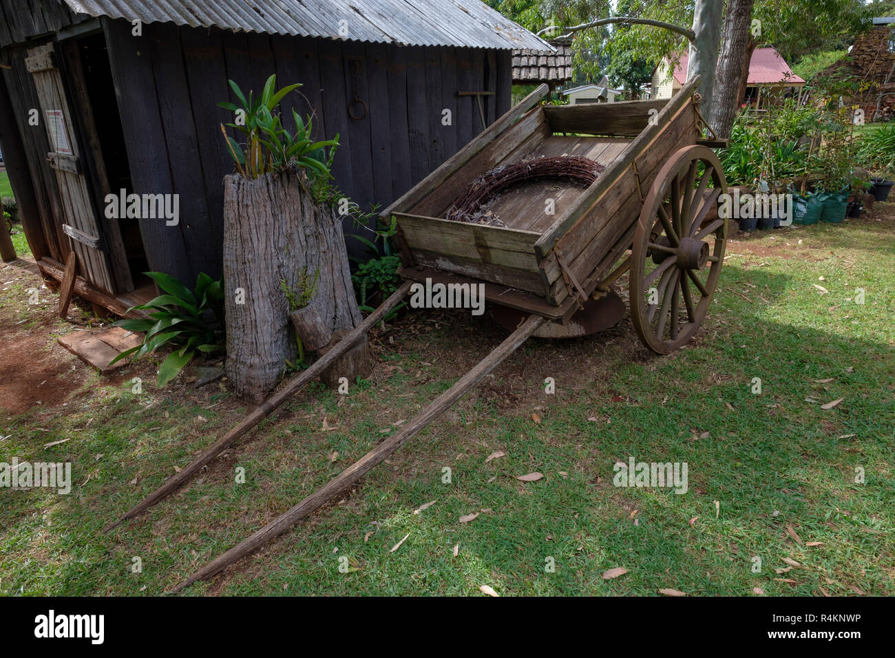At Highfields Pioneer Village Stock Photo - Alamy