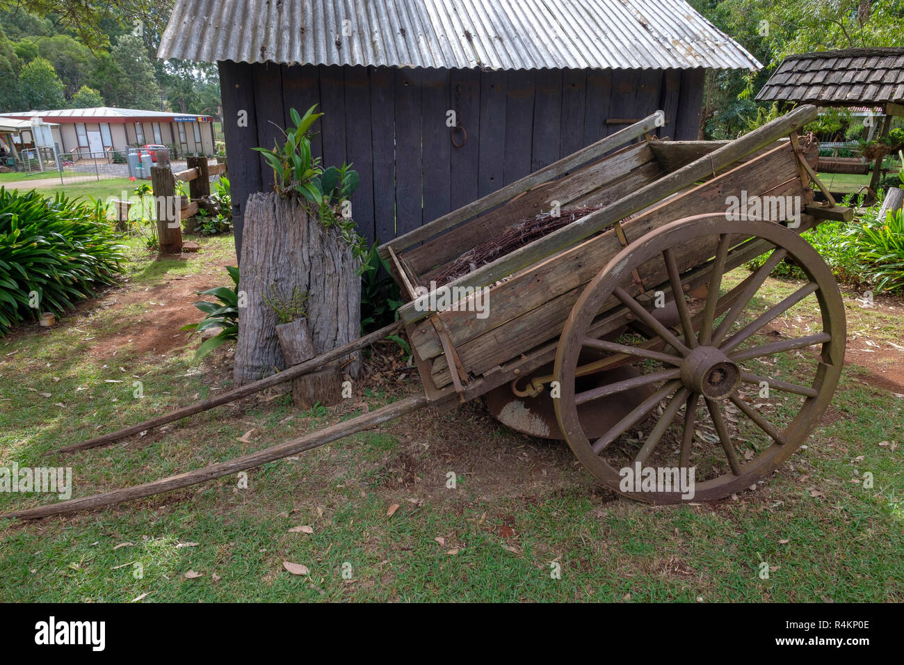 At Highfields Pioneer Village Stock Photo - Alamy