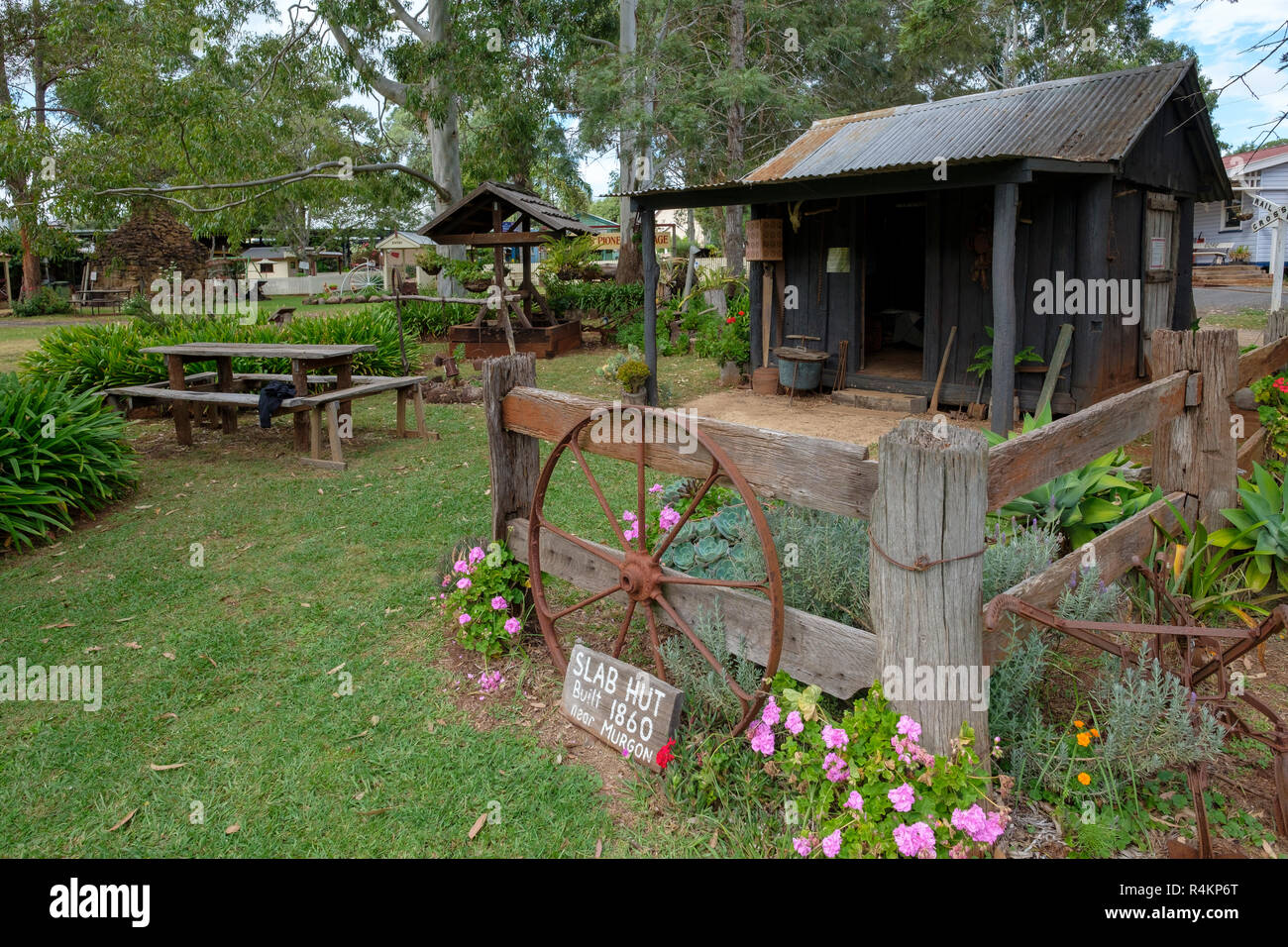 At Highfields Pioneer Village Stock Photo - Alamy