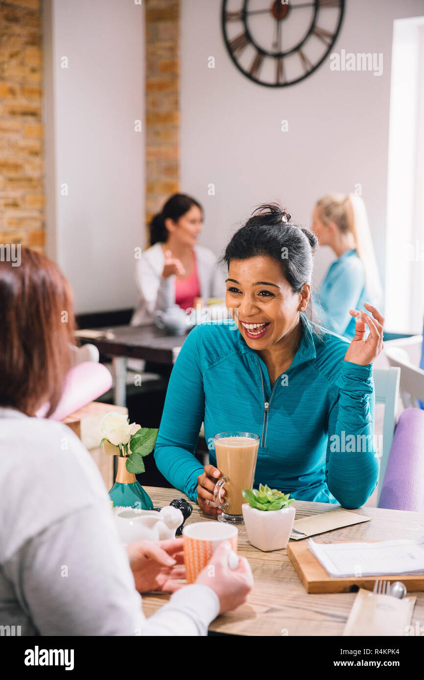 Catch Up Coffee Stock Photo - Alamy