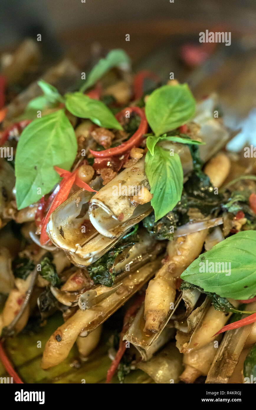 clam razor shell Stock Photo - Alamy