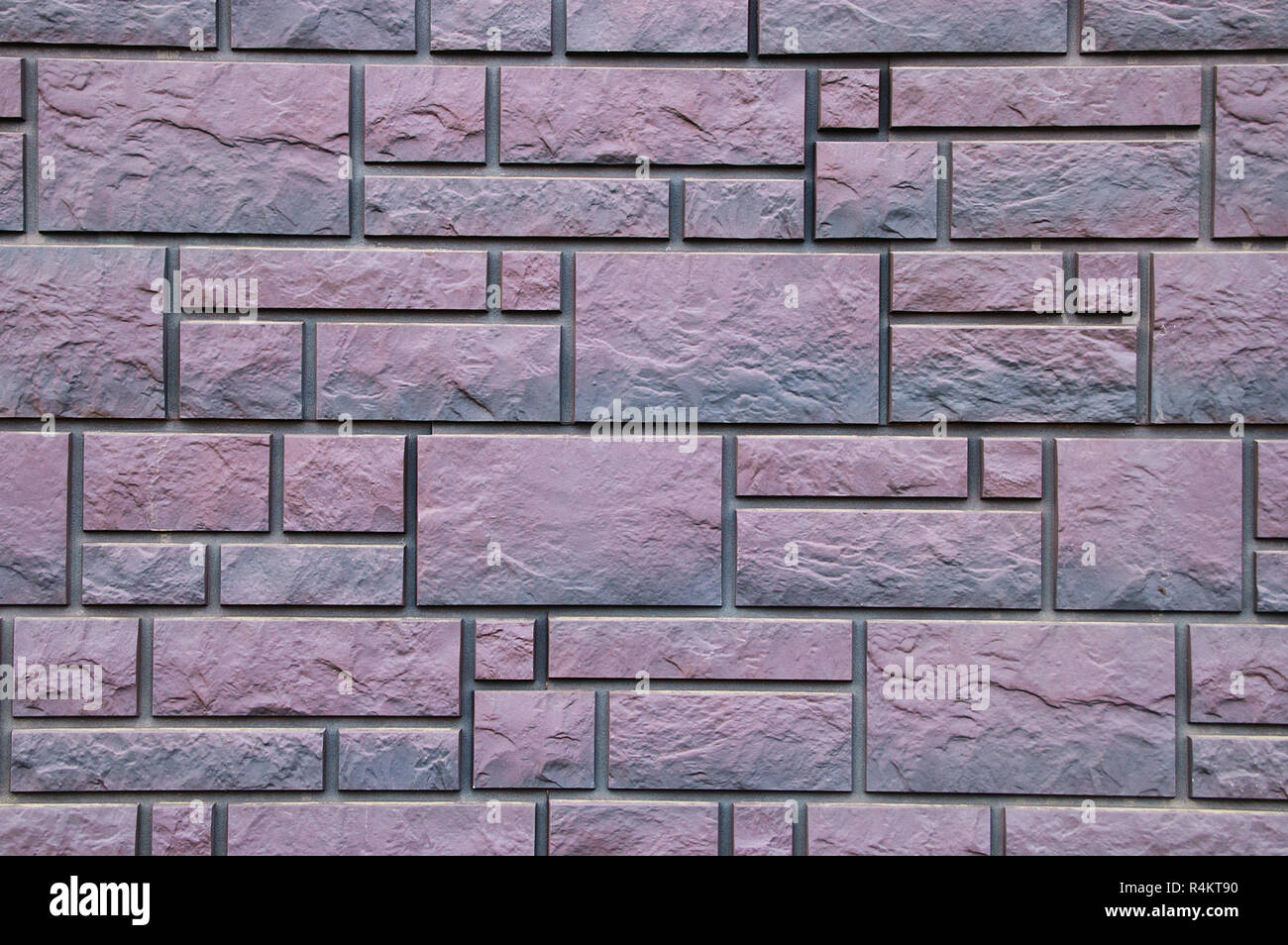 Stone purple wall texture Stock Photo - Alamy