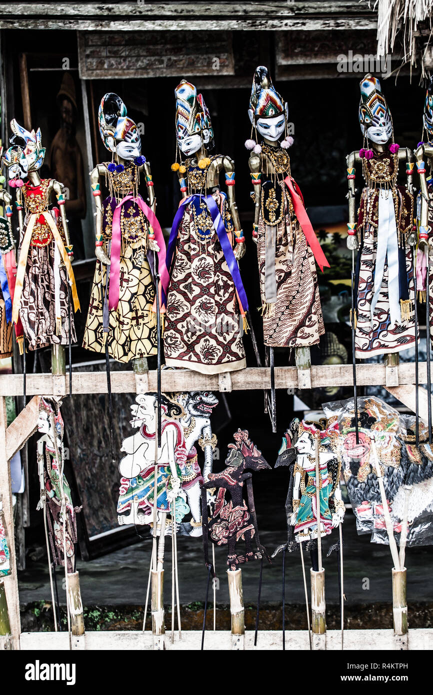 Traditional puppets made of wood Stock Photo - Alamy