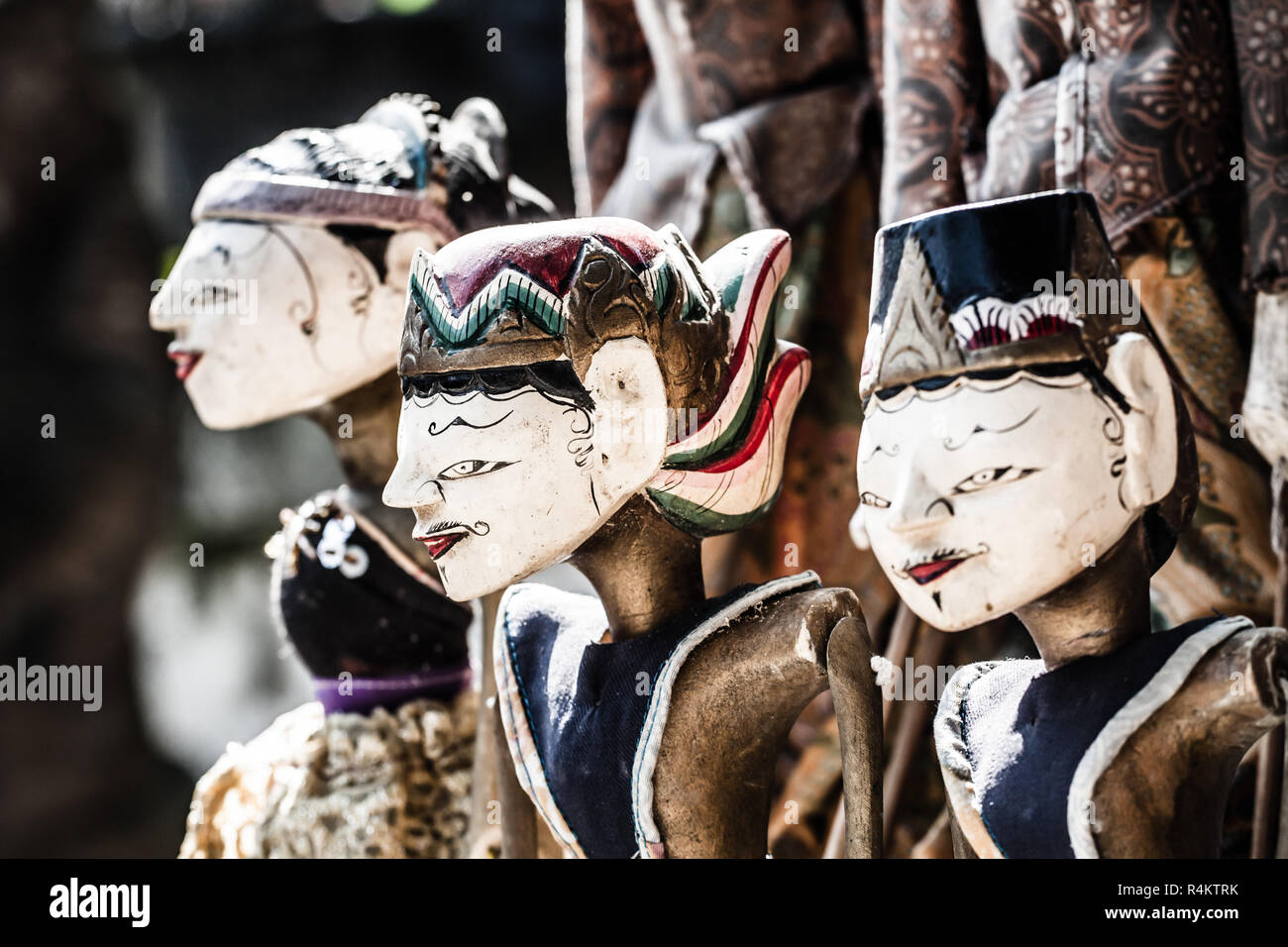 Traditional puppets made of wood Stock Photo - Alamy