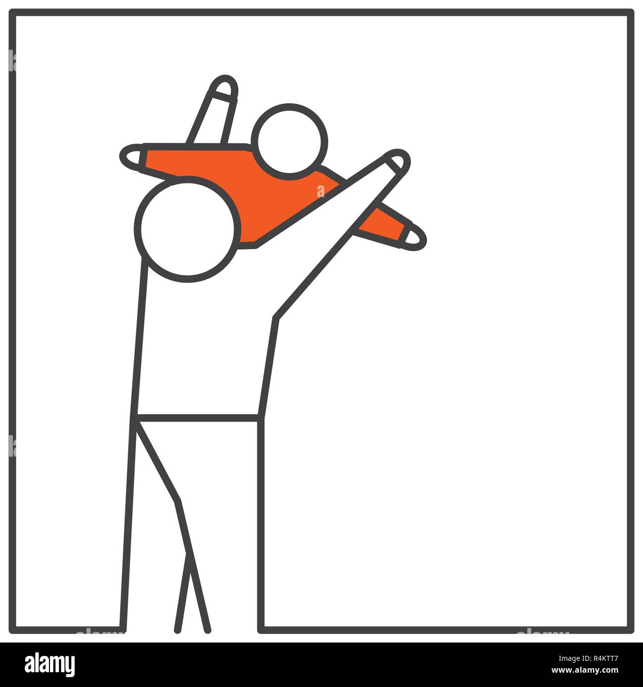 Kid holding hands Stock Vector Images - Alamy