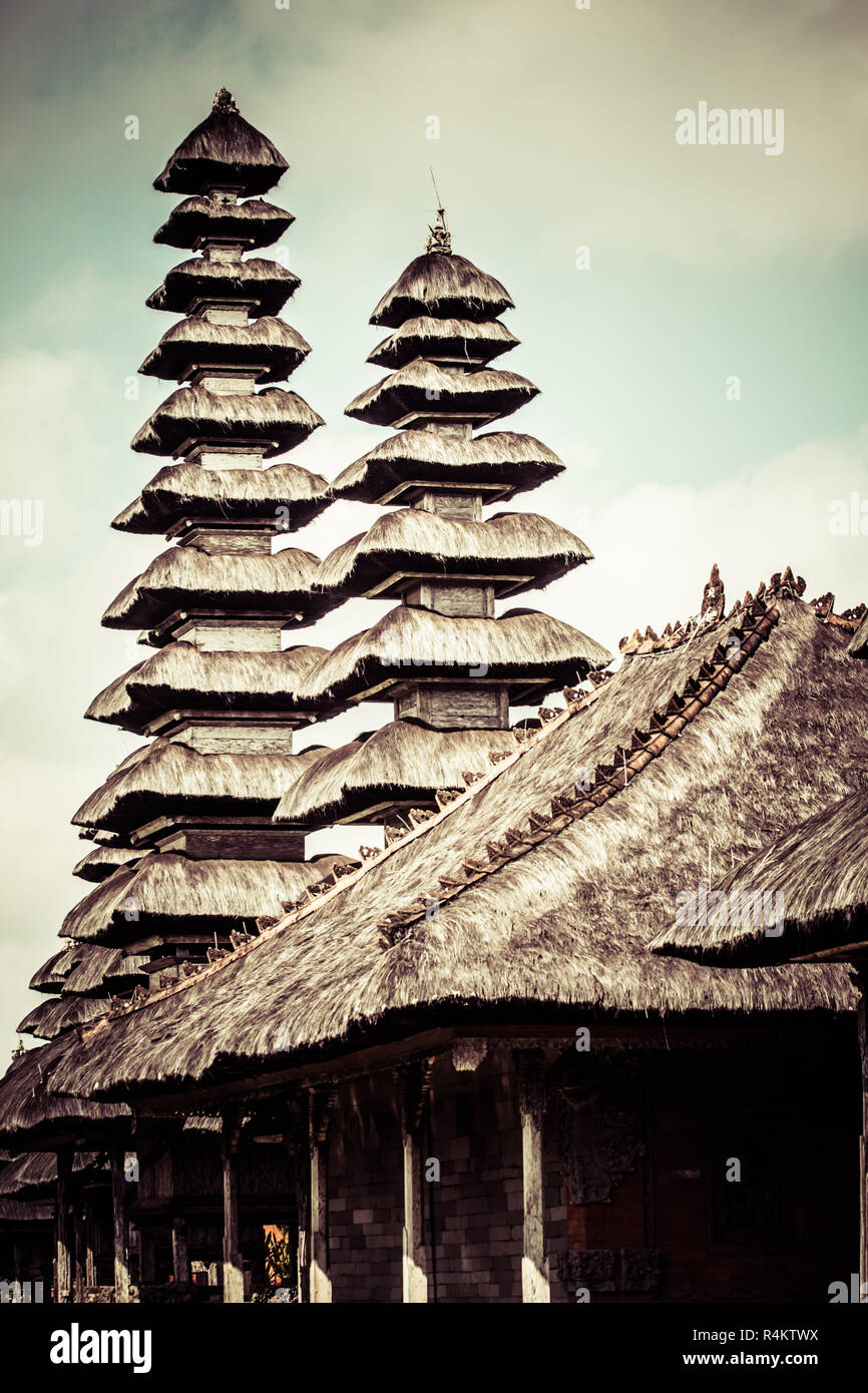 Pura Besakih. - largest hindu temple of Bali, Indonesia Stock Photo - Alamy