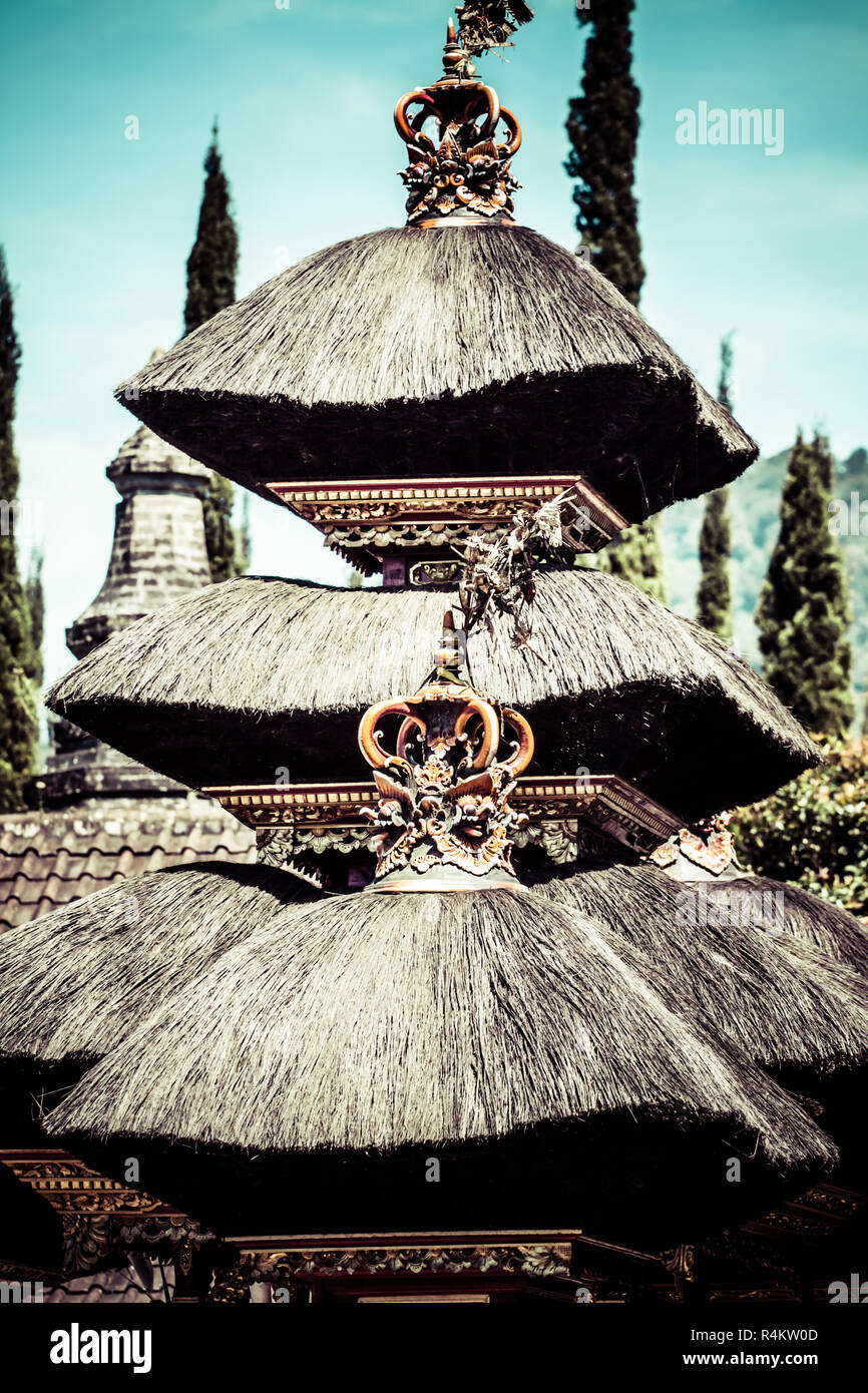 Pura Besakih. - largest hindu temple of Bali, Indonesia Stock Photo - Alamy