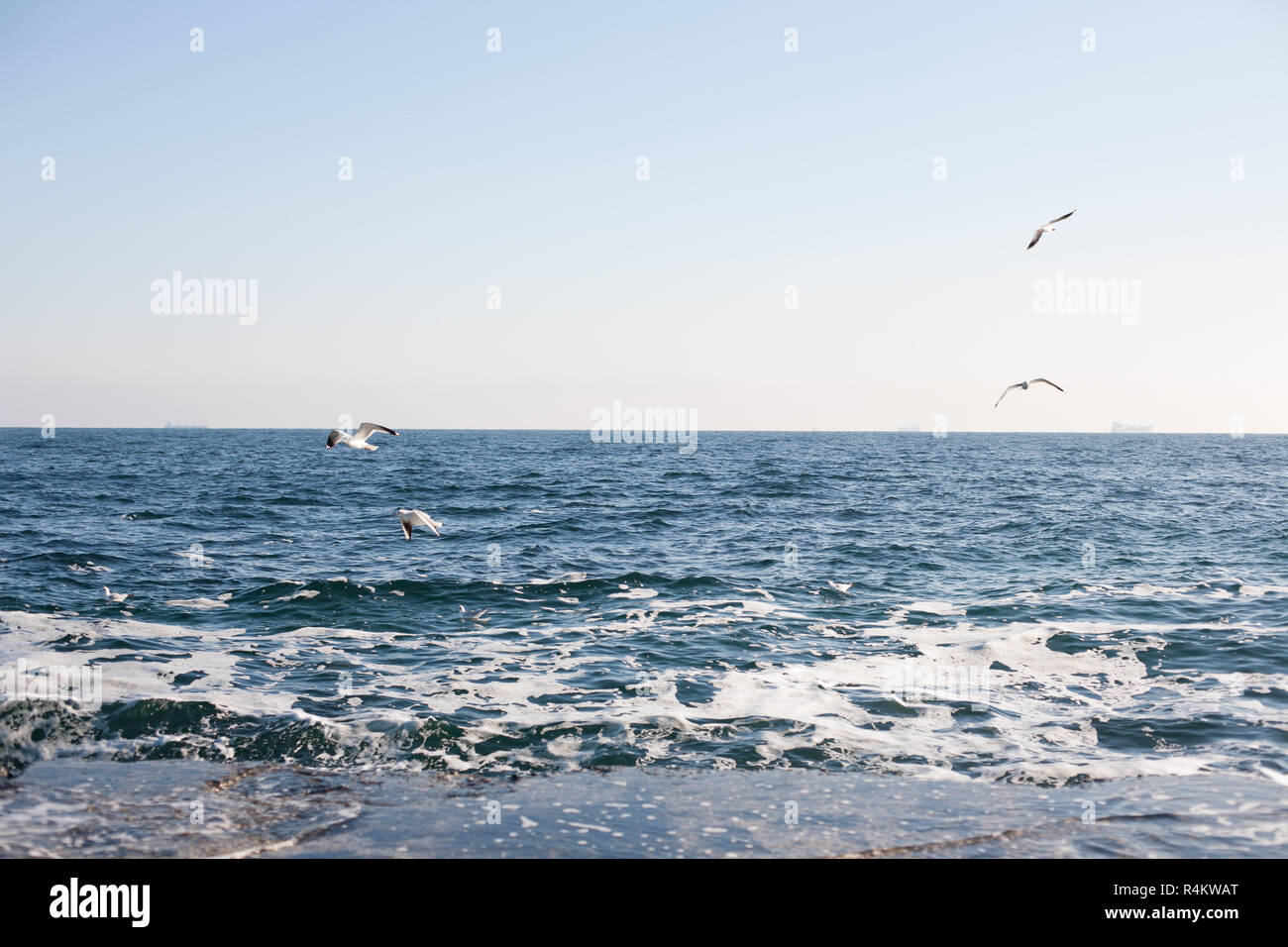 Picturesque panorama of the Black Sea Stock Photo - Alamy