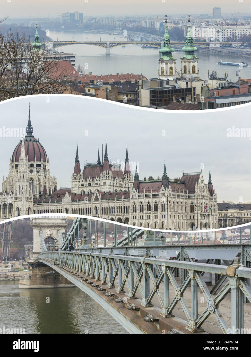 Collage of Budapest (Hungary) images - travel background (my photos ...